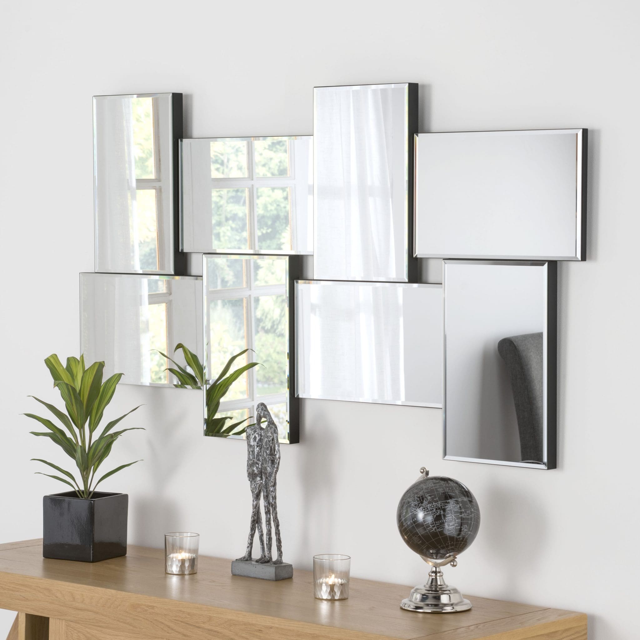 Hollywood Block Art Deco Mirror (3 Sizes) | Soraya Interiors UK